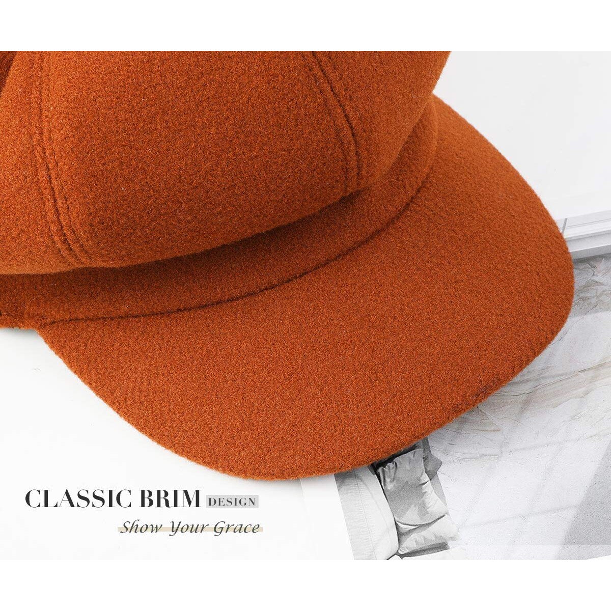 Sapca dama, capitan, clasica, 56-58cm, Camel - eMAG.ro