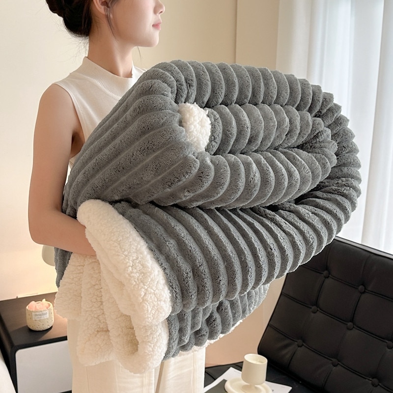 Patura, YSBER®, 2 persoane, 200x230cm, Groasa, Moale, Durabil, Usor de ...