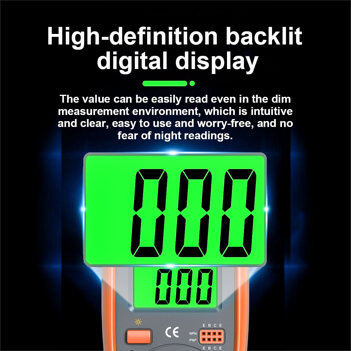 Digitális multiméter, VIOSEN VS830L AC/DC 600 V, DC 10 A, Ellenállás ...
