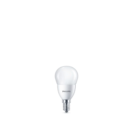 Bec Philips LED Lustra, E14, 7W-60W, 830lumeni, mat, A++, lumina ...