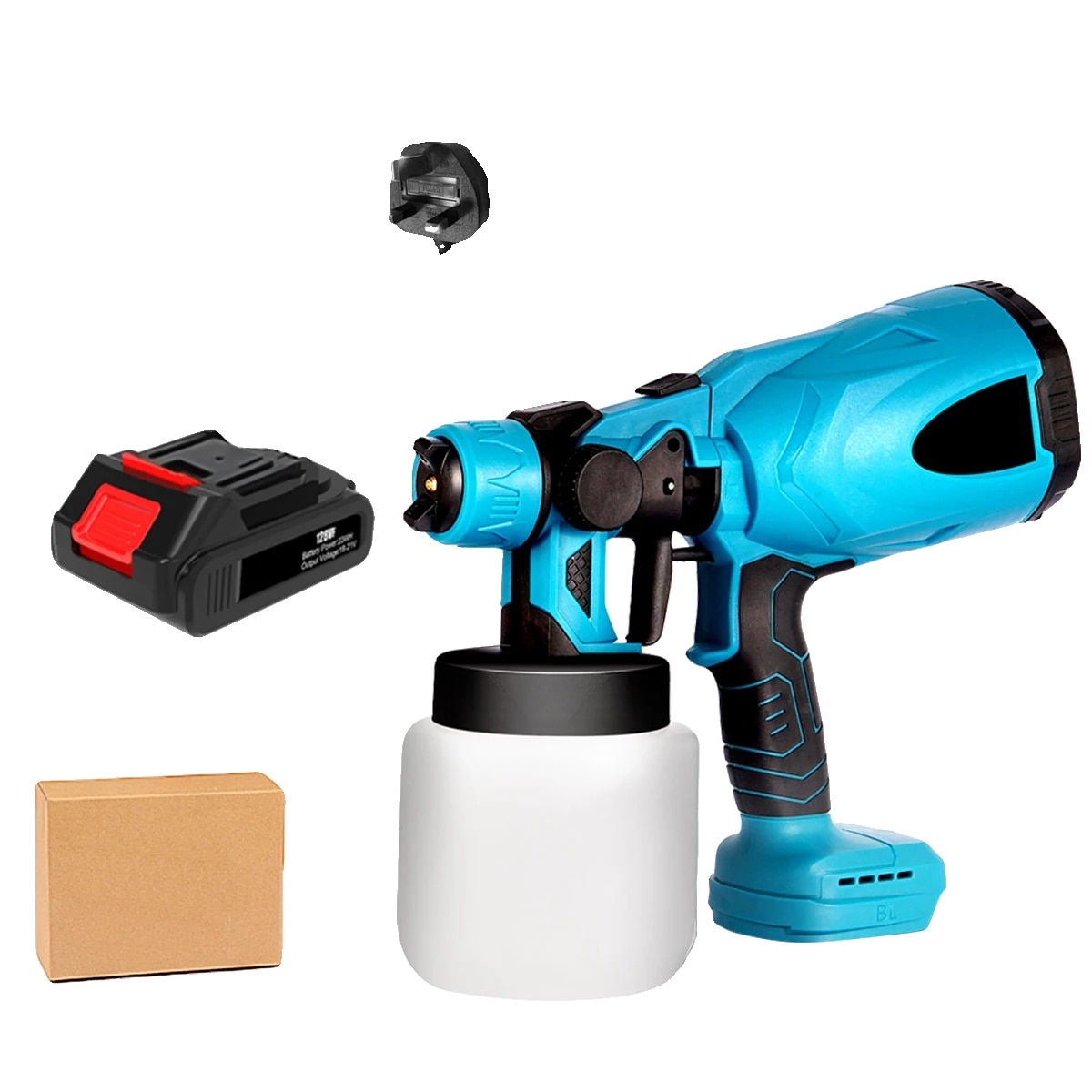 Pistol de vopsit electric fara fir, capacitate 800ml, modele de ...