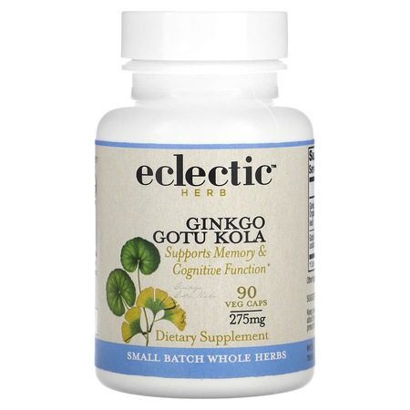 Supliment alimentar, Eclectic Herb, Gingko Gotu Kola, 275 mg, 90 ...