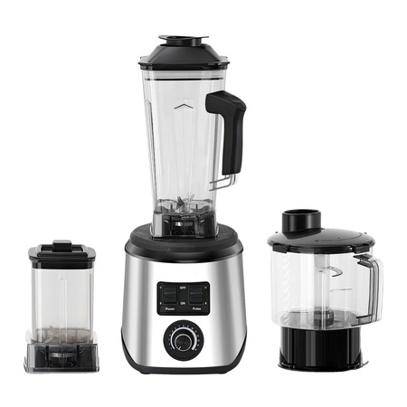 Blender electric 9500W, 3 in 1, capacitate totala 4L, 2.5L + 1.5L + 0 ...