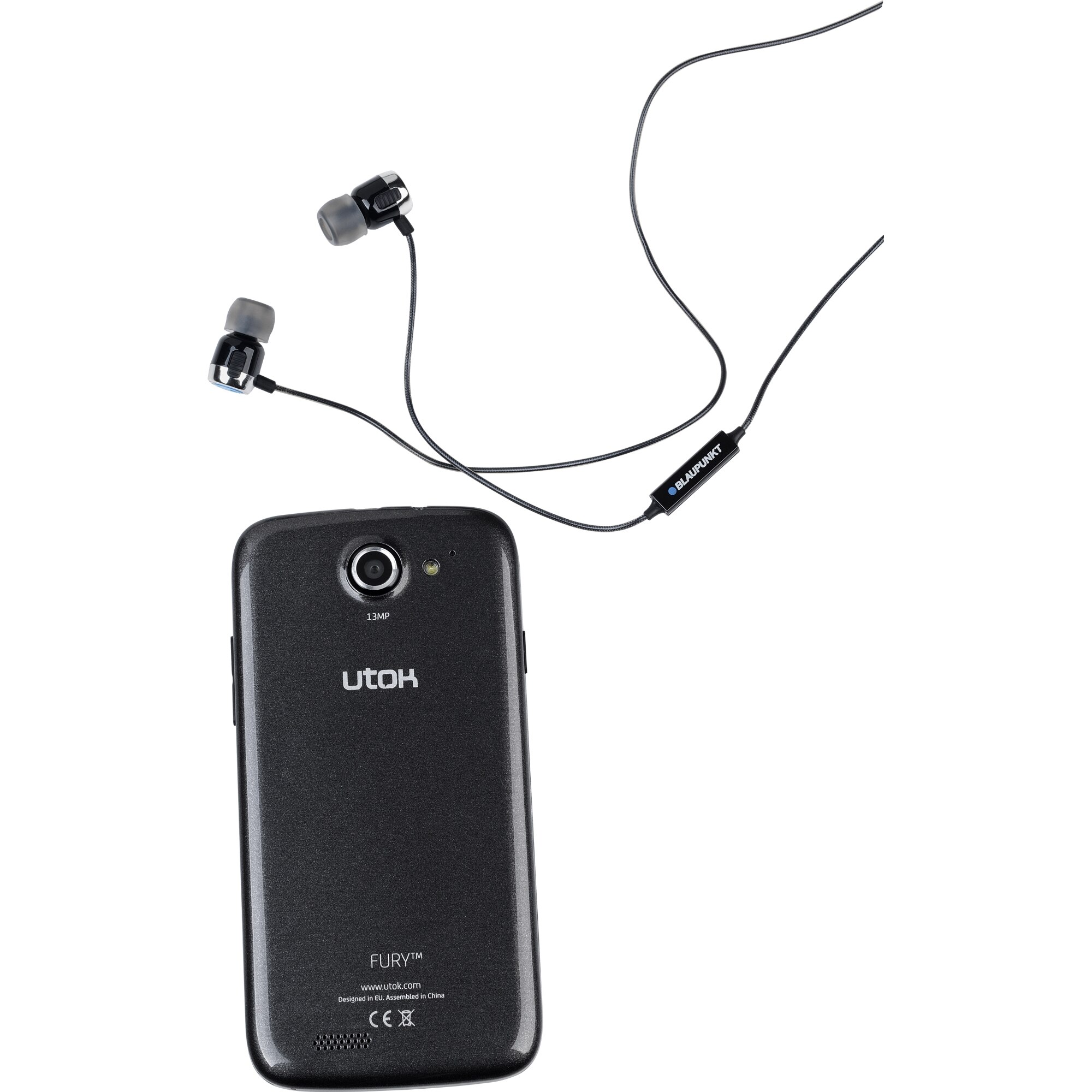 Telefon mobil UTOK Fury, Dual SIM, 16GB, Black - eMAG.ro