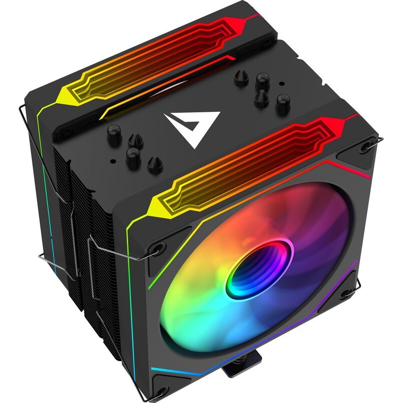 Cooler Procesor ALPHAGEAR AirChill NOVA 40D, dual-fan ARGB, 120 mm ...