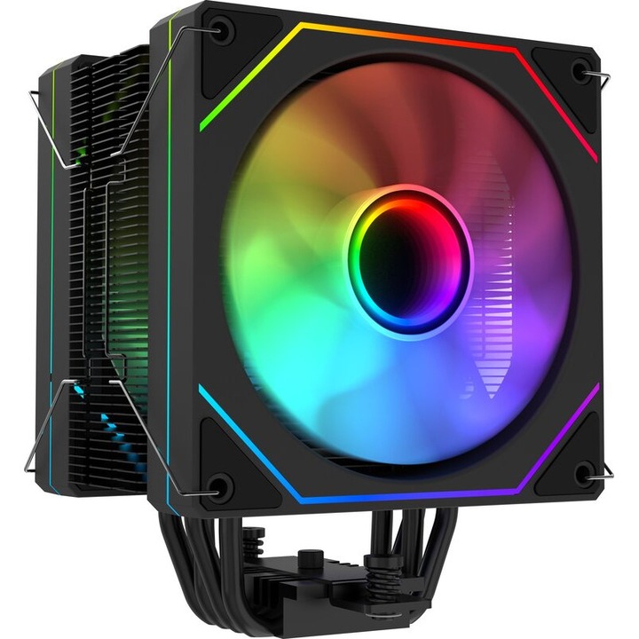 Cooler Procesor ALPHAGEAR AirChill NOVA 40D, dual-fan ARGB, 120 mm ...