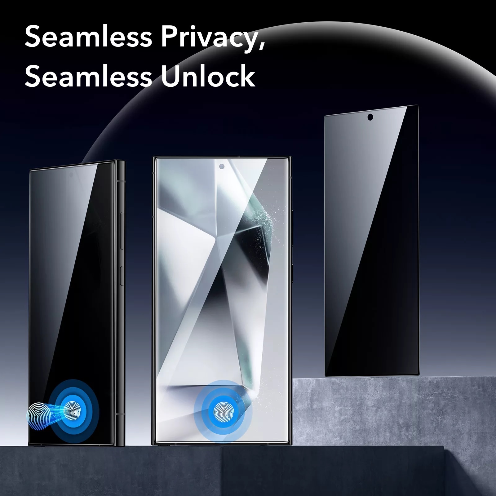 Folie de Protectie Privacy pentru Samsung Galaxy S25 Ultra, cu Kit de ...