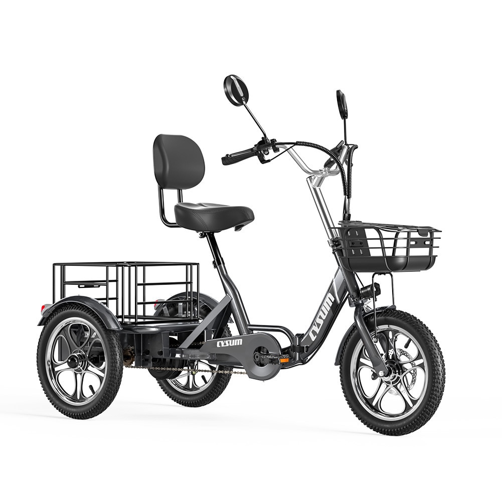 Tricicleta Electrica Pentru Adulti Cysum T1 Pro 250W Tricicleta ...