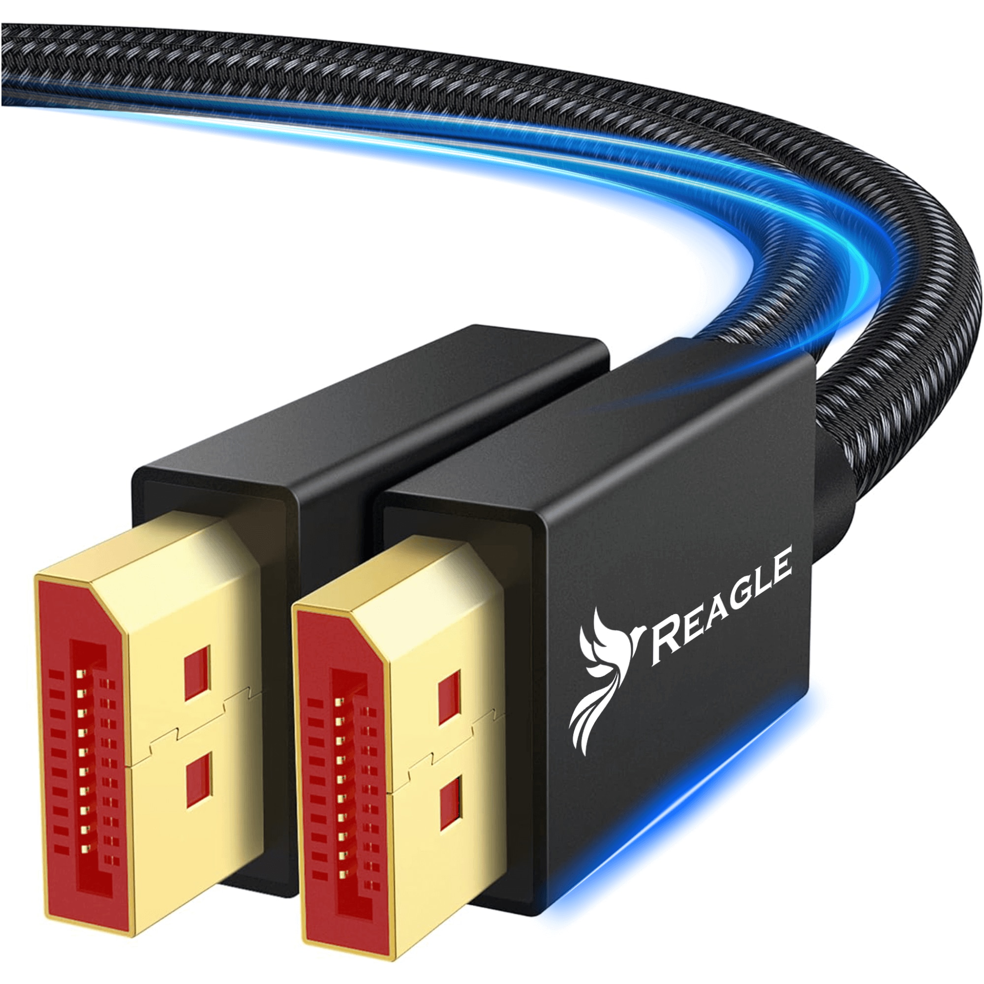 Cablu 2m DisplayPort 2.1 - 8K 120Hz 4K 320Hz 80Gbps HDR G-Sync FreeSync ...