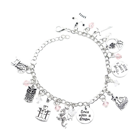 Bratara metalica cu stele, unisex, 19+5cm - eMAG.ro