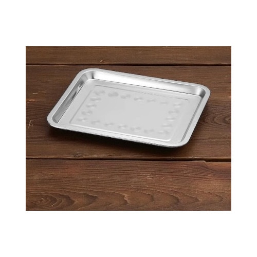 Tava de servire inox 40 x 30 x 2 cm, dreptunghiulara, rezistenta si ...
