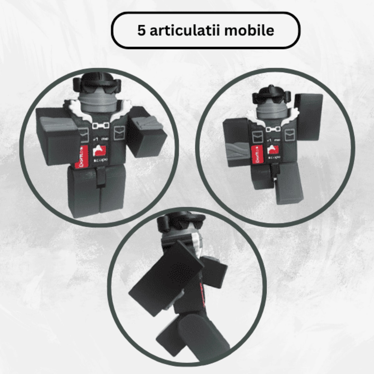 Figurina articulata Forsaken Chance, skin MLG, Roblox, multicolor ...