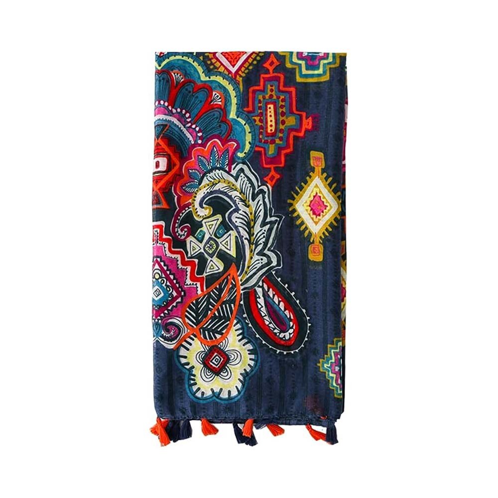 Esarfa de dama din casmir, multicolor, moale si calduroasa - eMAG.ro