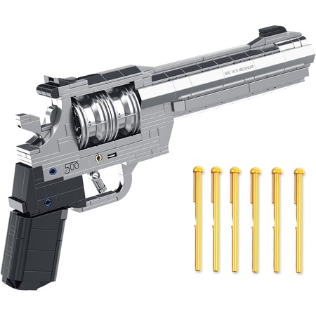 Set de constructie Educationala, Suness, Pusca revolver, 1:1, 428 piese ...