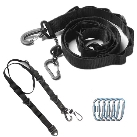 Set de hamuri multifunctionale reglabile cu 24 de gauri cu carabina ...