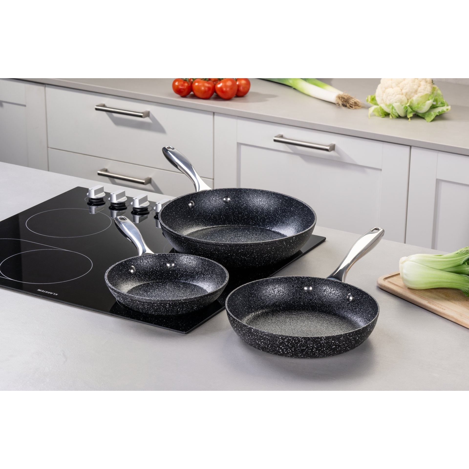 Tigaie wok Fackelmann Crossroad, 28 cm din aluminiu cu strat ...