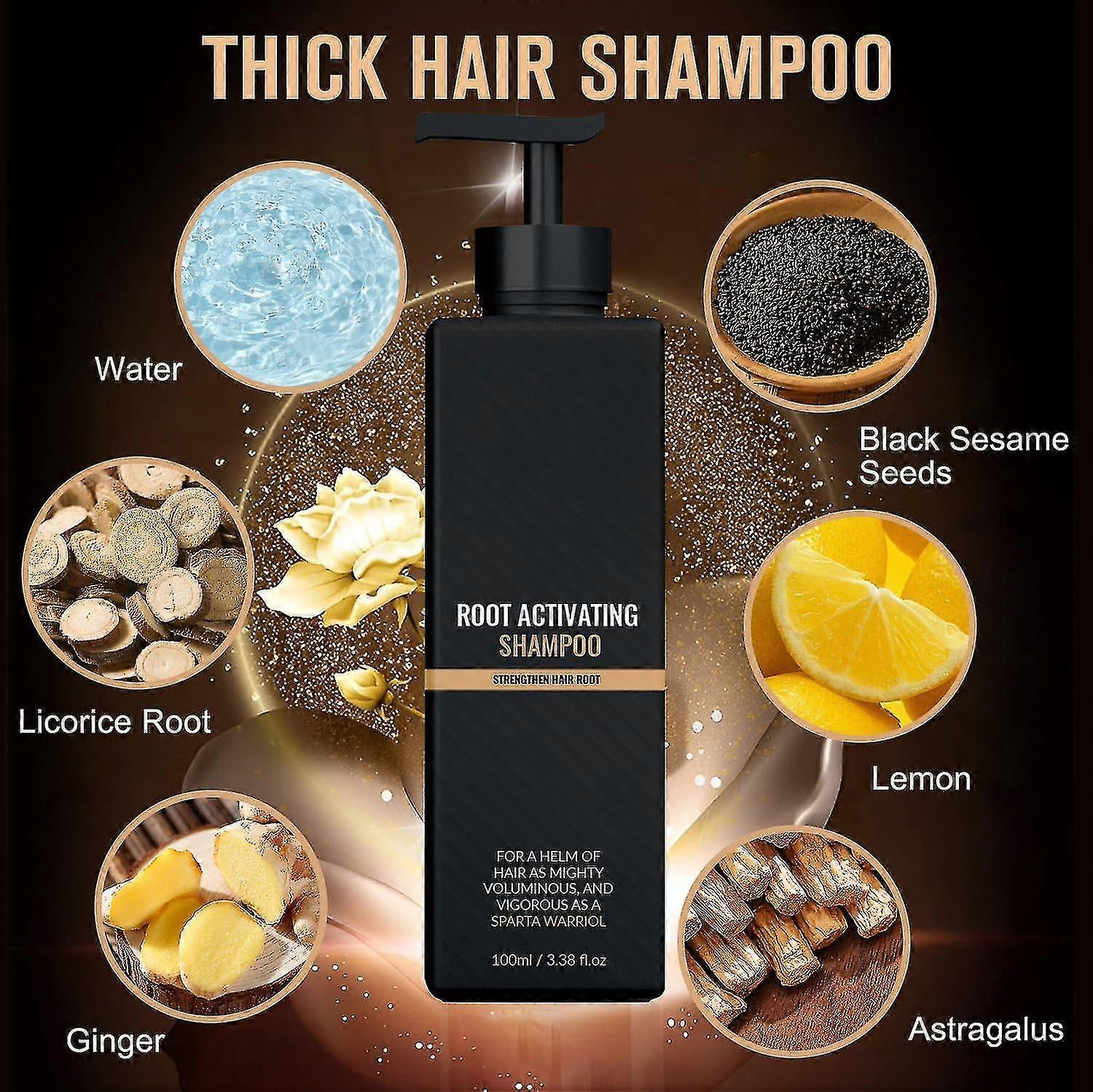 Sampon barbati pentru radacini Root Activator, promoveaza cresterea ...