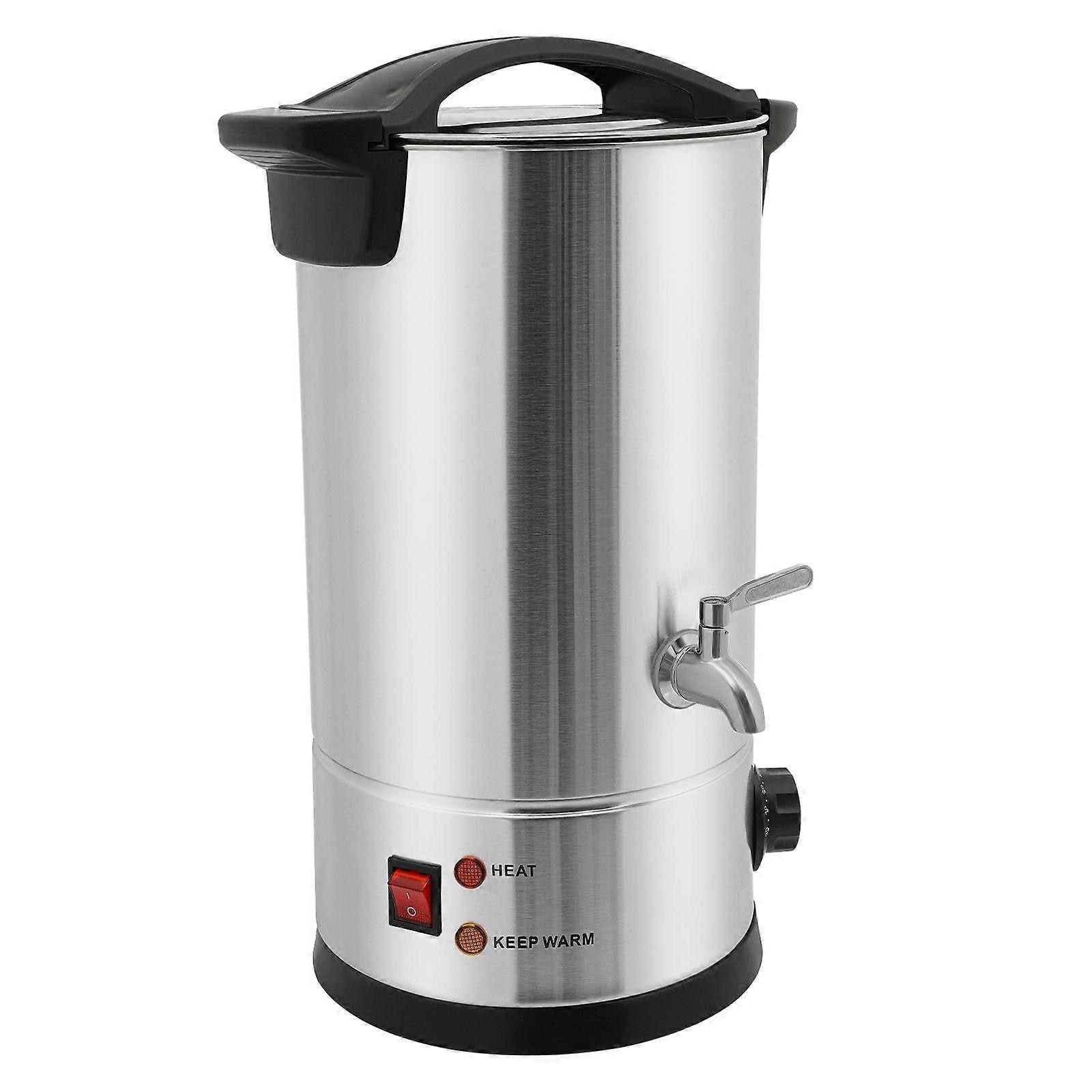 Topitor de ceara 10L, inox, capacitate mare, termostat, argintiu - eMAG.ro