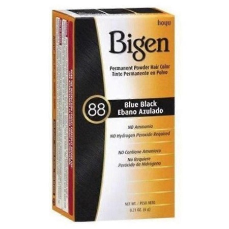 Vopsea de par Bigen Colours, Blue Black, 100% acoperire gri, formula ...
