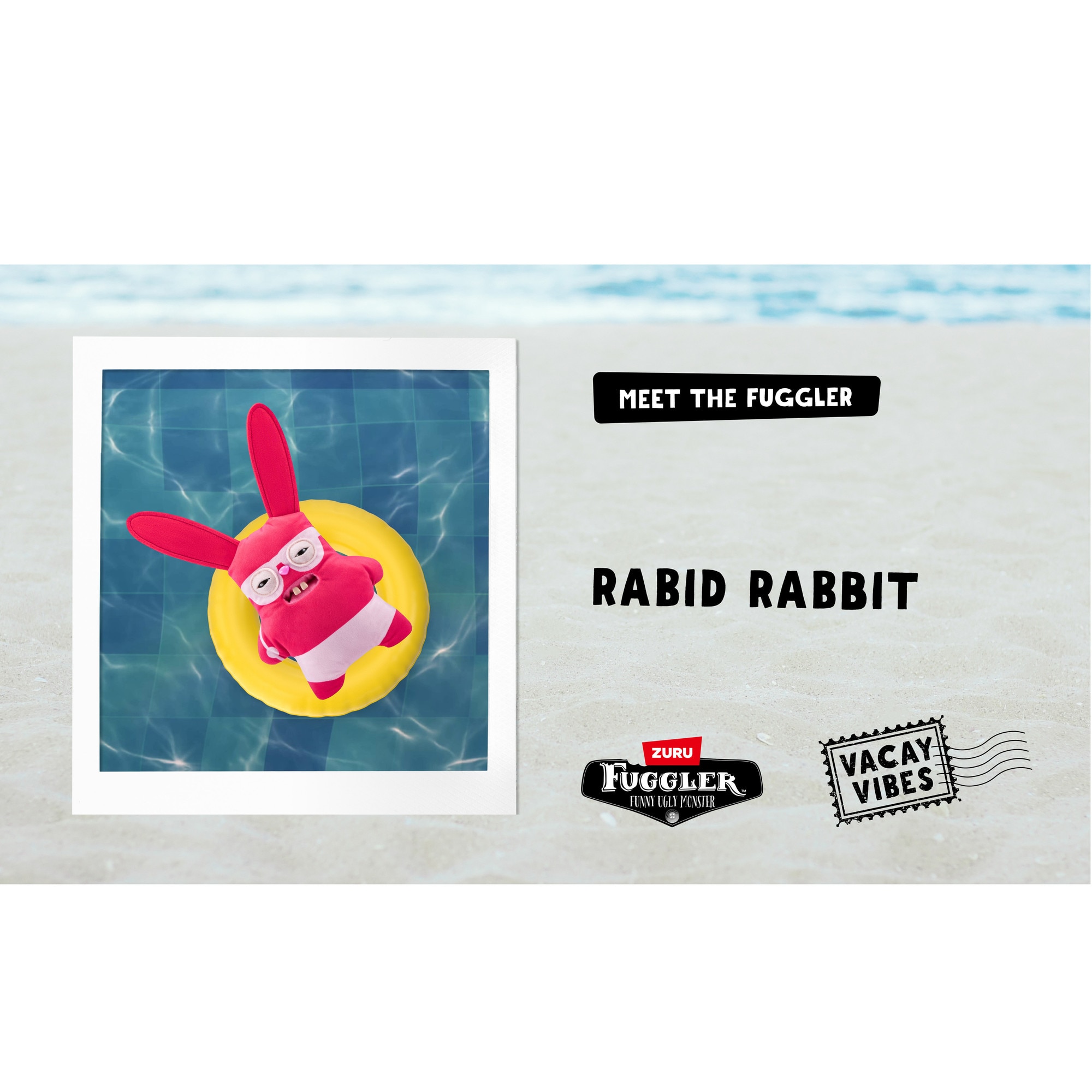 Jucarie plus Fuggler, Ciudateii in vacanta - Rabid Rabbit, roz aprins ...