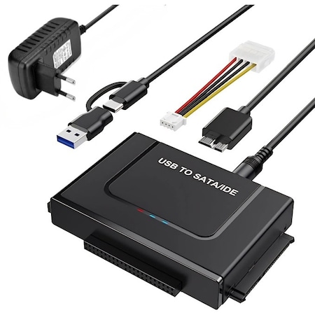 Adaptor USB 3.0 la SATA/IDE 2.5/3.5 inch, Excitat@, Cititor de hard ...