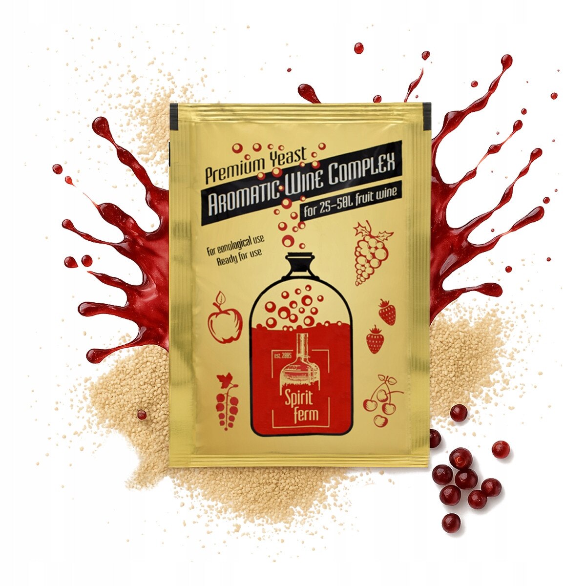 Drojdie pentru vin, Bimberek, complex aromatic, 25-50L, 40g - eMAG.ro