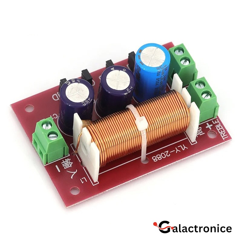 Filtru divizor de frecventa audio HiFi pe 2 cai pentru inalte si bas, 4 ...
