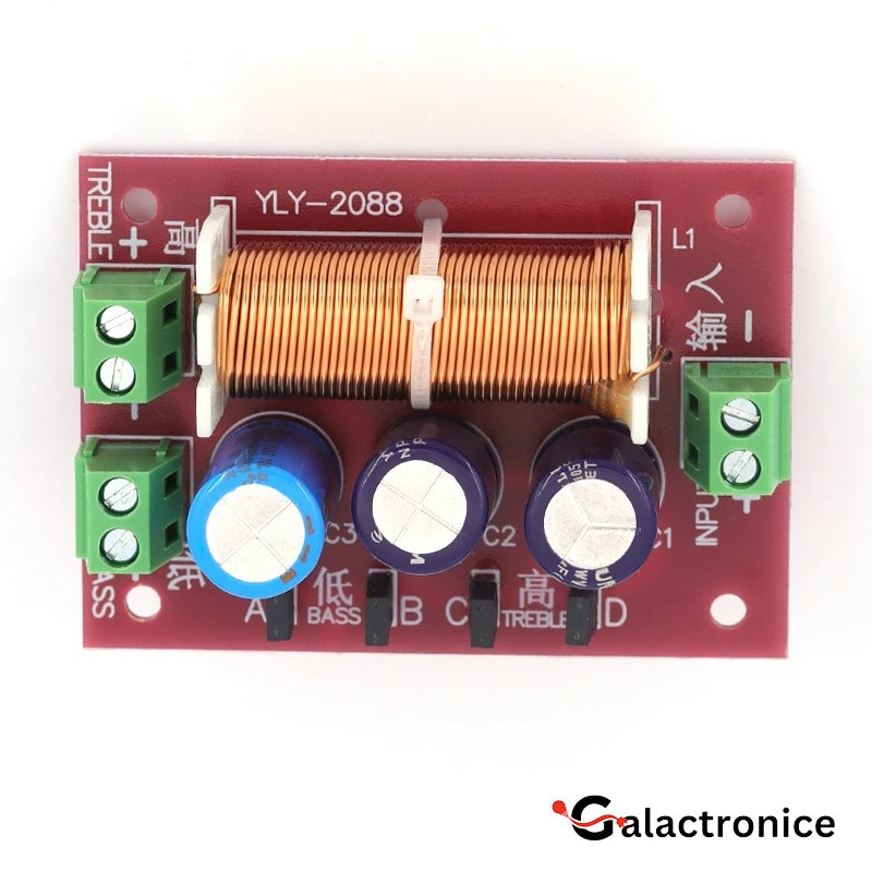 Filtru divizor de frecventa audio HiFi pe 2 cai pentru inalte si bas, 4 ...