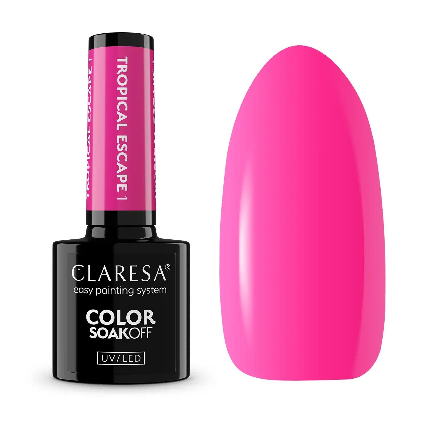 Oja hibrida Claresa Tropical Escape 1, roz intens, 5 g - eMAG.ro