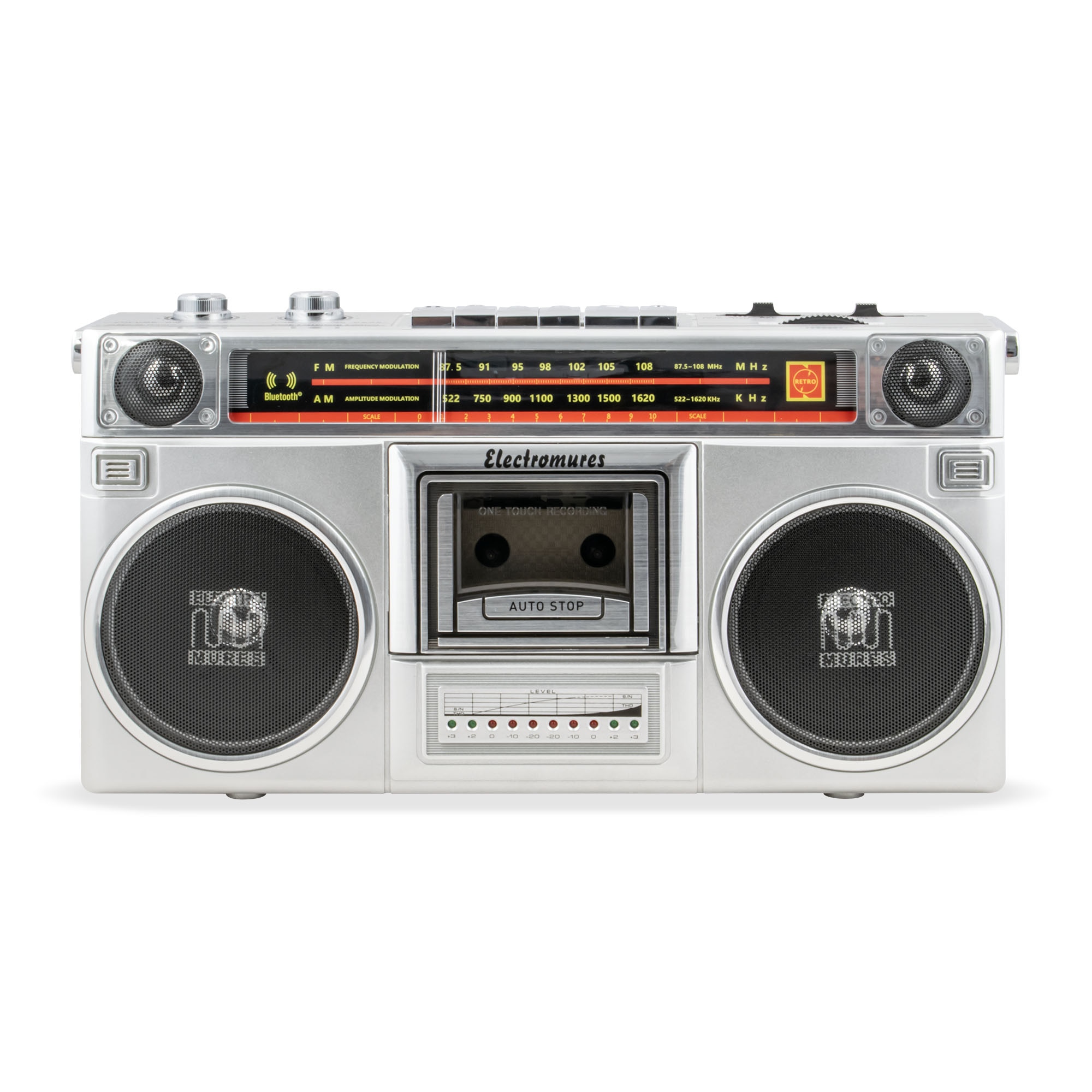 Bluetooth високоговорител с касетофон и FM/AM радио Electromures EM ...