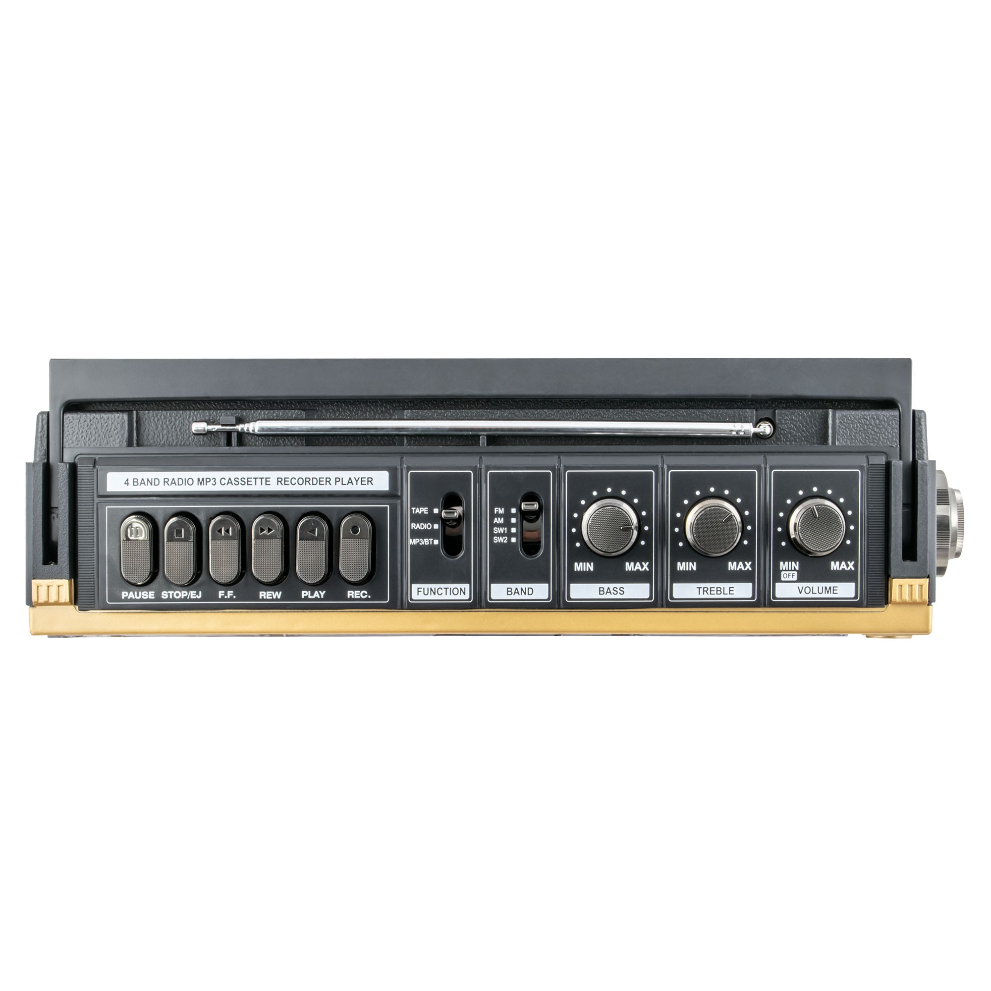Difuzor Bluetooth cu Casetofon si Radio FM/AM/SW1/SW2 Electromures EM ...
