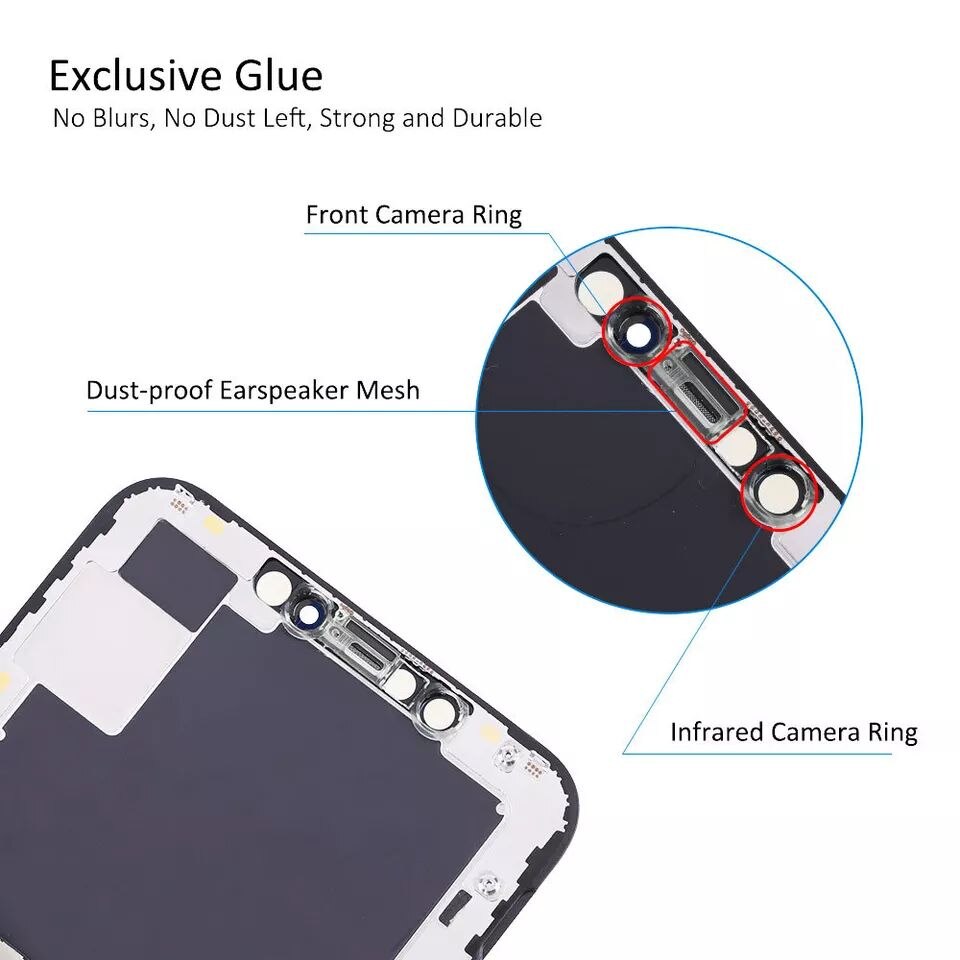 Display LCD pentru iPhone Xs Max, Incell Premium FHD, negru - eMAG.ro
