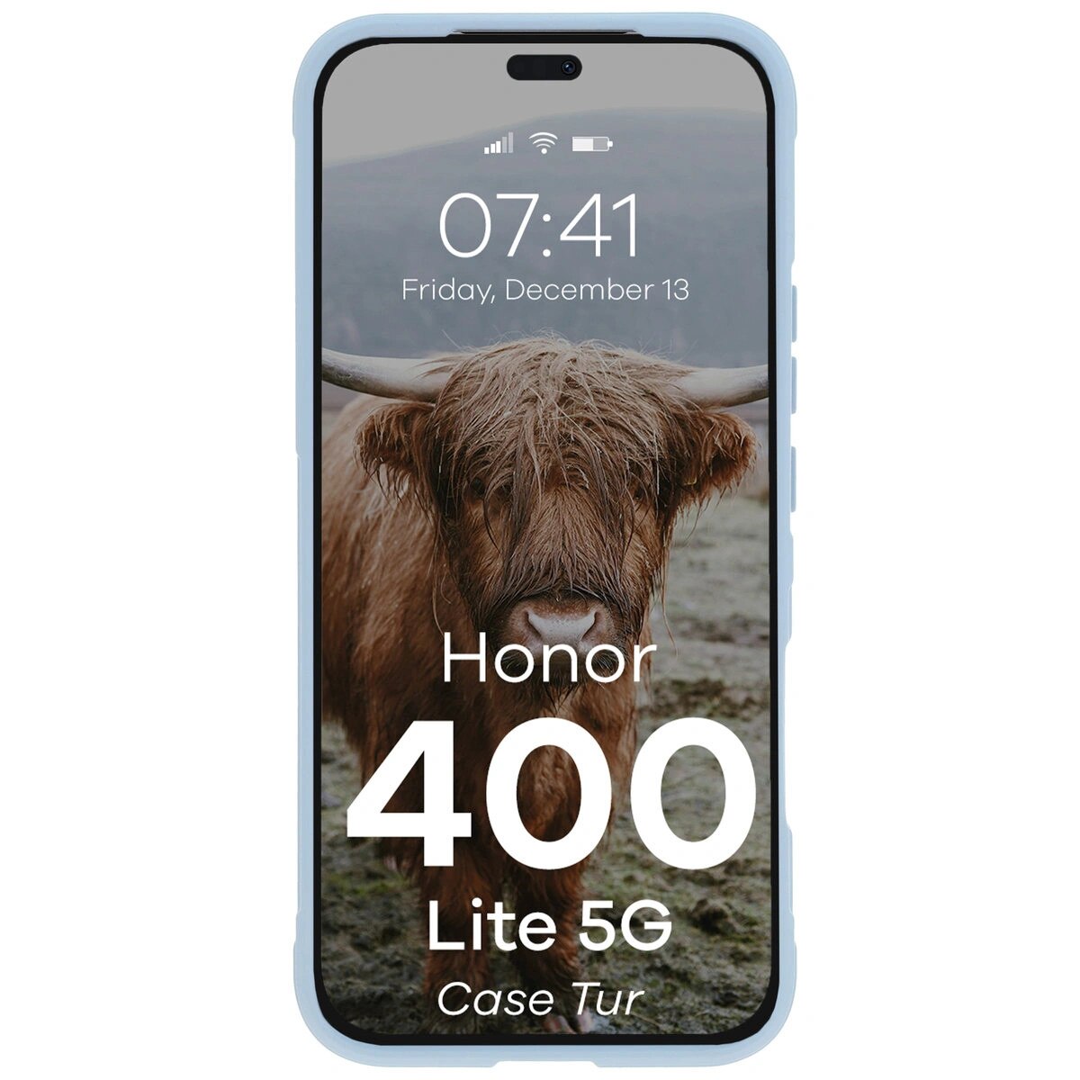 Калъф, Bizon Case Tur за Honor 400 Lite 5G, Светлосиньо - eMAG.bg