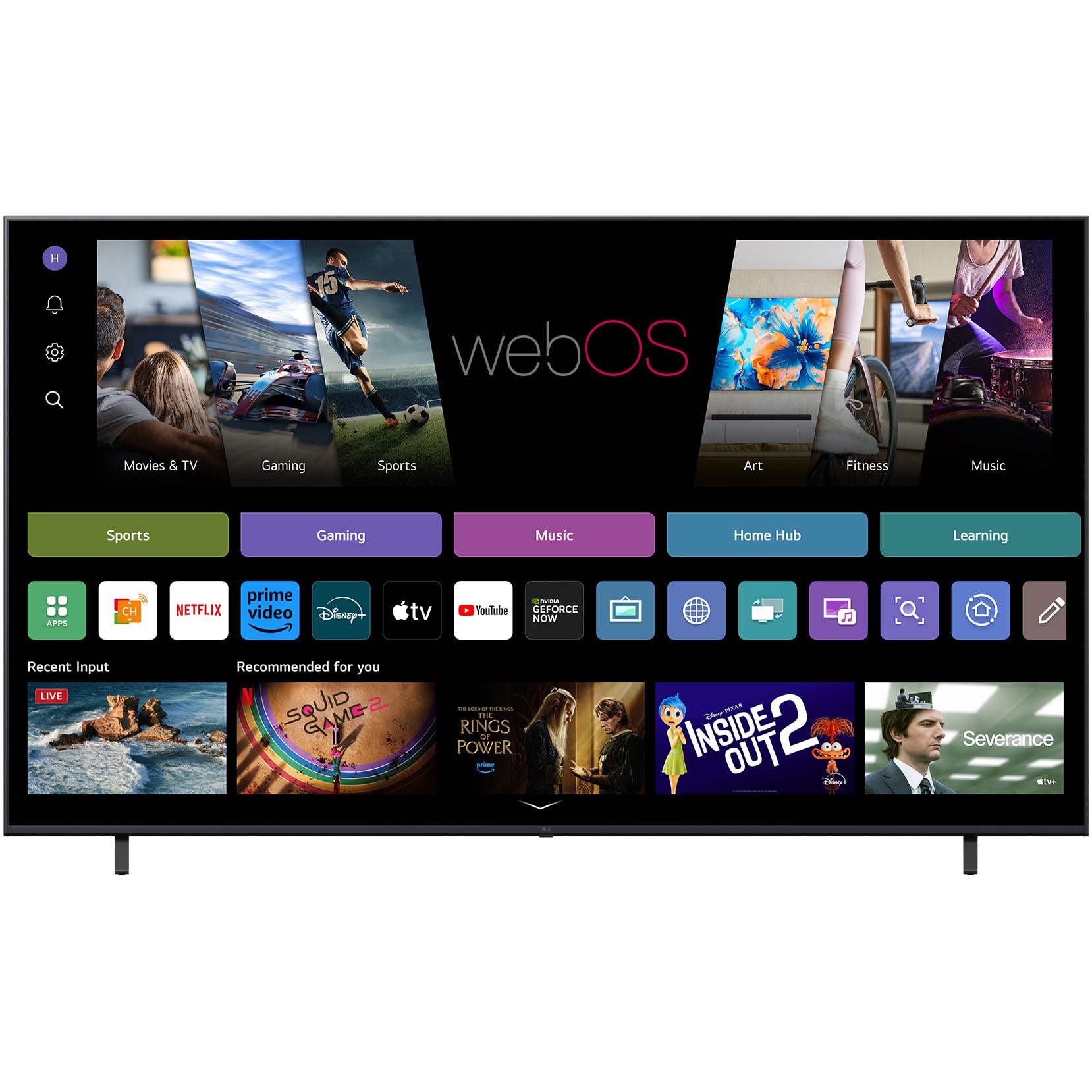 Televizor LG LED 86UA74003LB, 217 cm, Smart, 4K Ultra HD, Clasa F ...