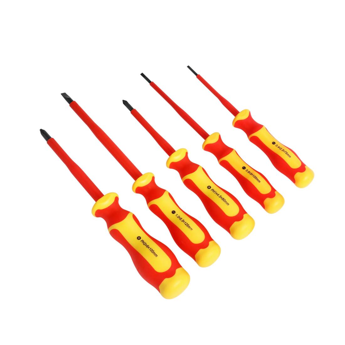 Set scule izolate pentru electricieni, trusa 11 piese, Kraft - eMAG.ro
