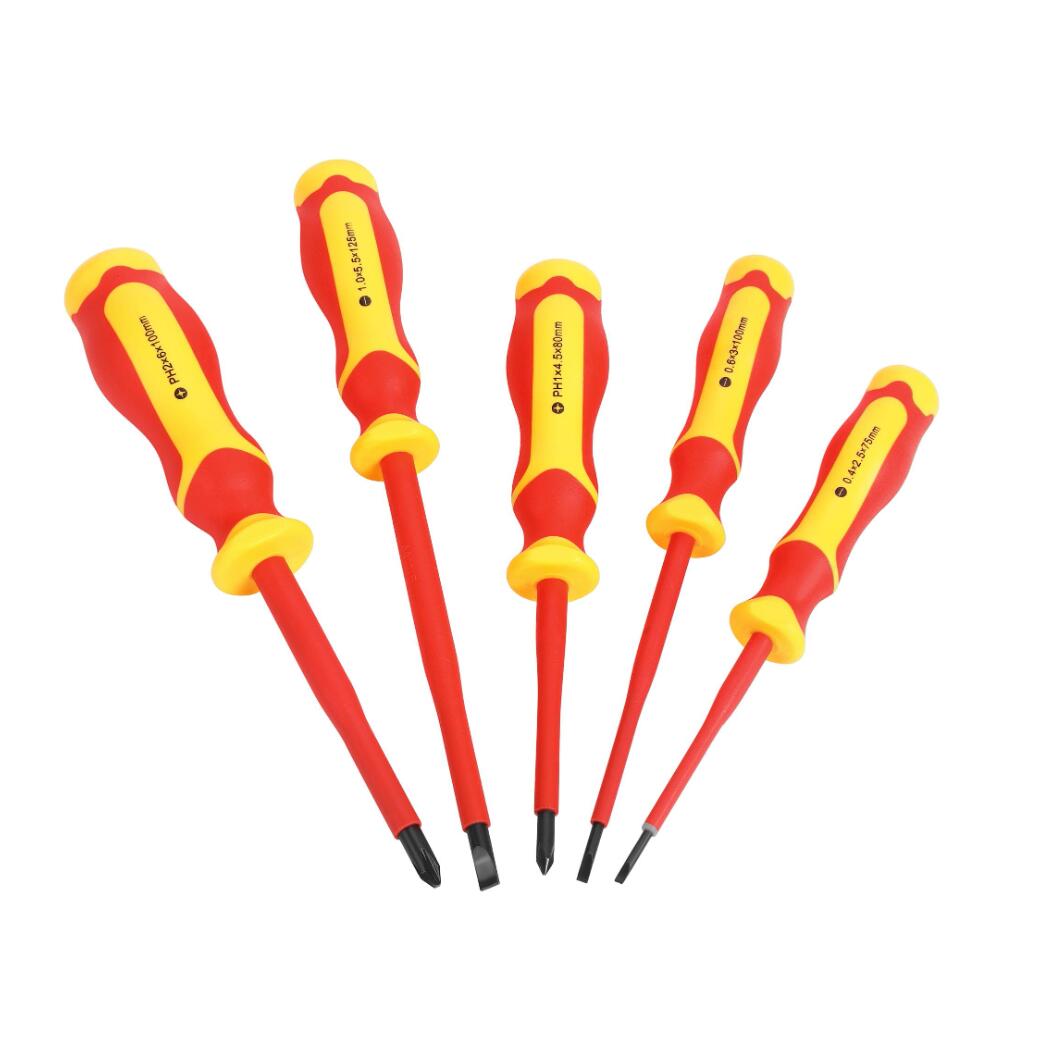 Set scule izolate pentru electricieni, trusa 11 piese, Kraft - eMAG.ro