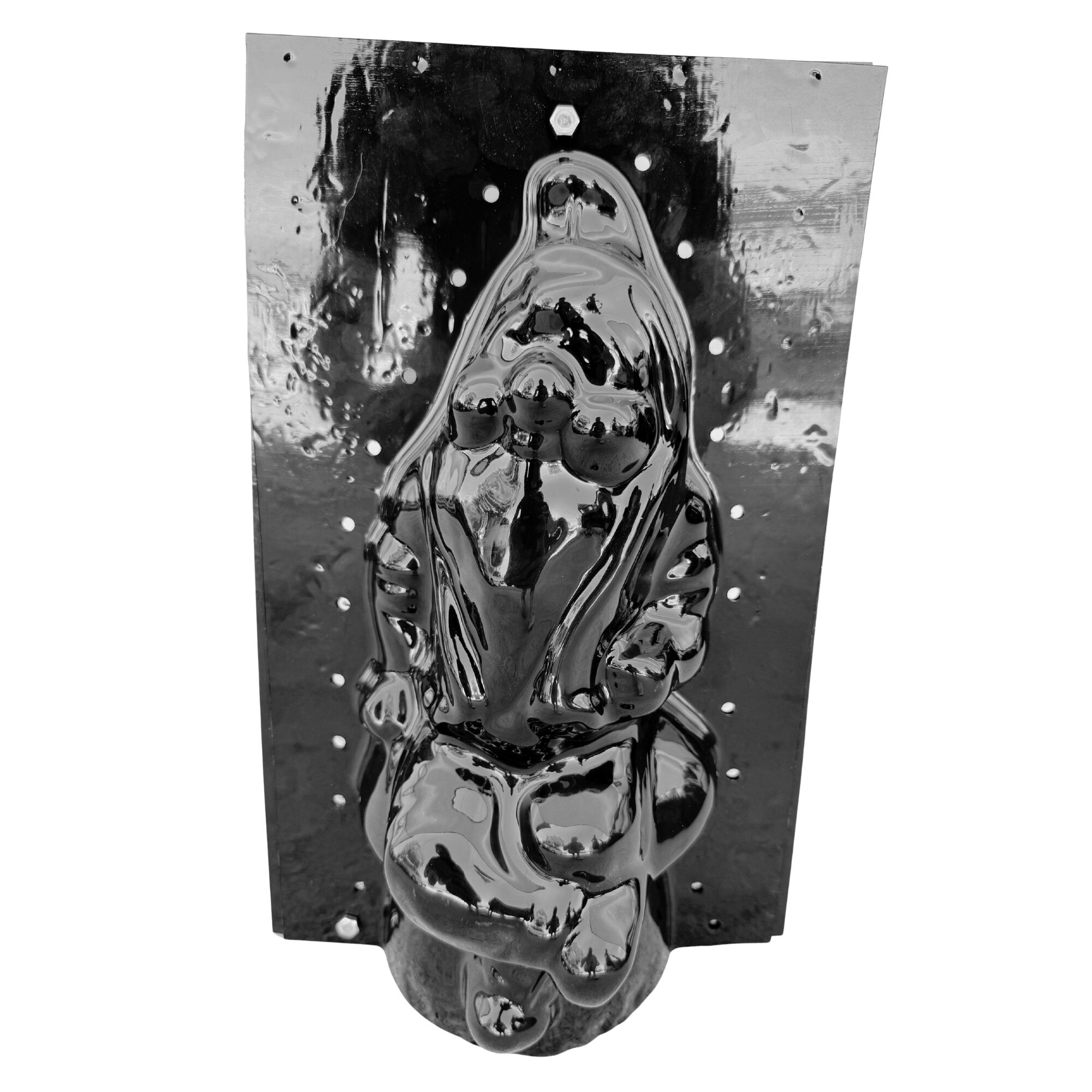 Matrita decoratiune gradina, model Morocanosul, plastic ABS, negru ...