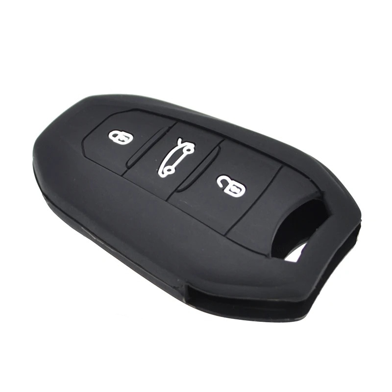 Husă Silicon Simpla Cheie Auto INGENIO, neagră, compatibilă cu chei ...