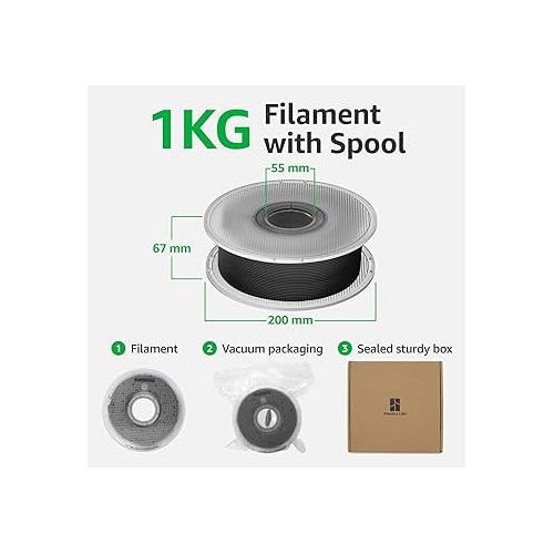 Rola filament BambuLab, RFID, PLA Basic - Rosu, 1.75 mm, 1kg ...