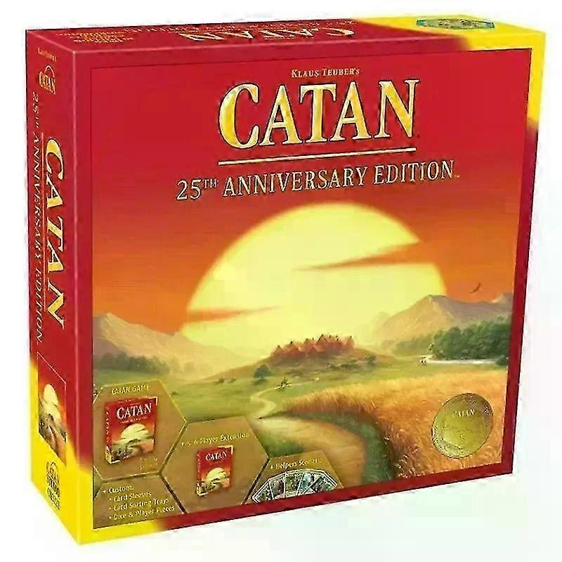 Настолна игра Catan, юбилейно издание за 25 години, 2-8 играчи - eMAG.bg