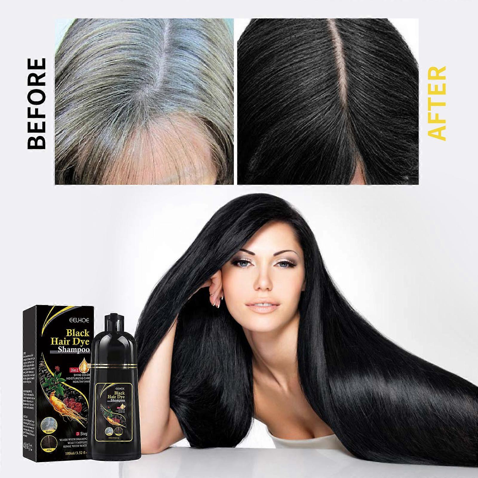 Sampon de par colorant, EELHOE, Acoperire par alb, Fara substante ...