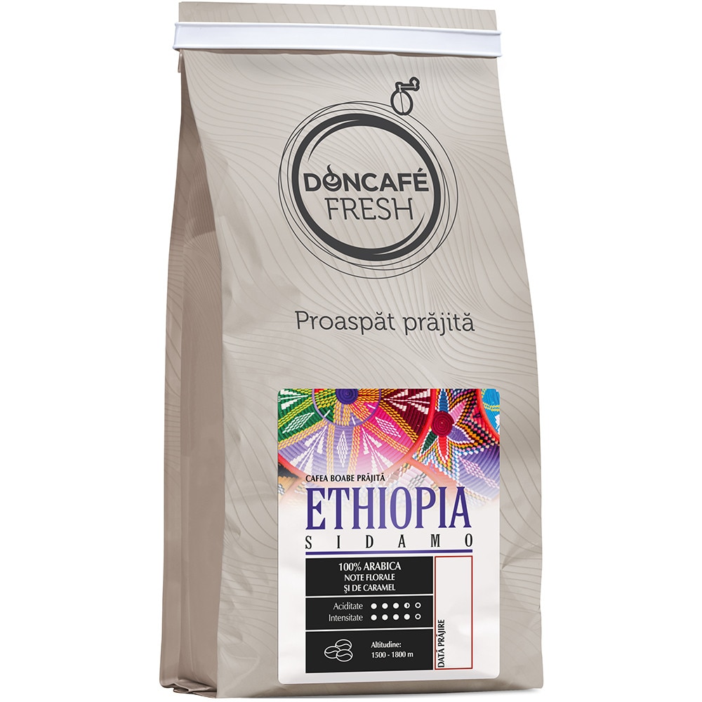 Cafea boabe de specialitate 500g, Doncafe Fresh Mix 100% Arabica ...