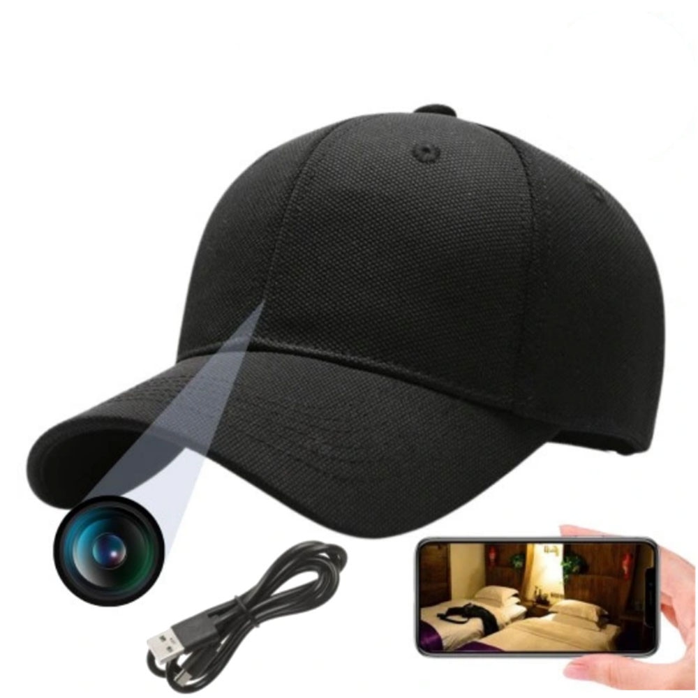 Camera ascunsa cu palarie deghizata, conexiune Wifi, dispozitiv spion ...