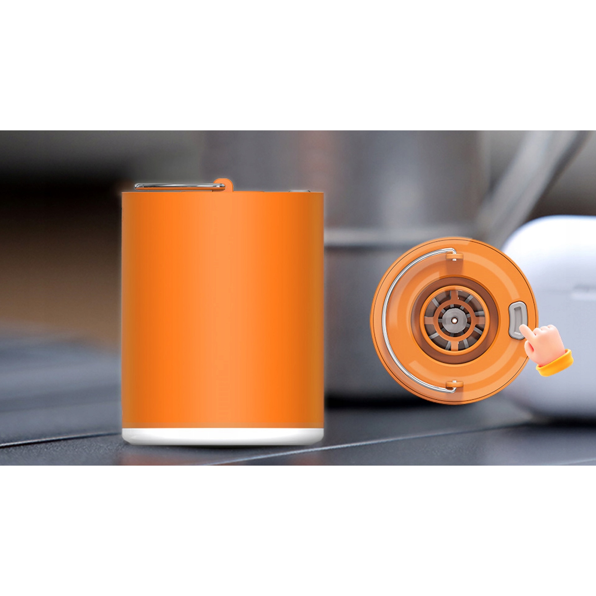 Pompa cu lanterna GIGA PUMP 2.0, 3 in 1, 5 duze, 4,2 kPa, 48x48x62,3mm ...