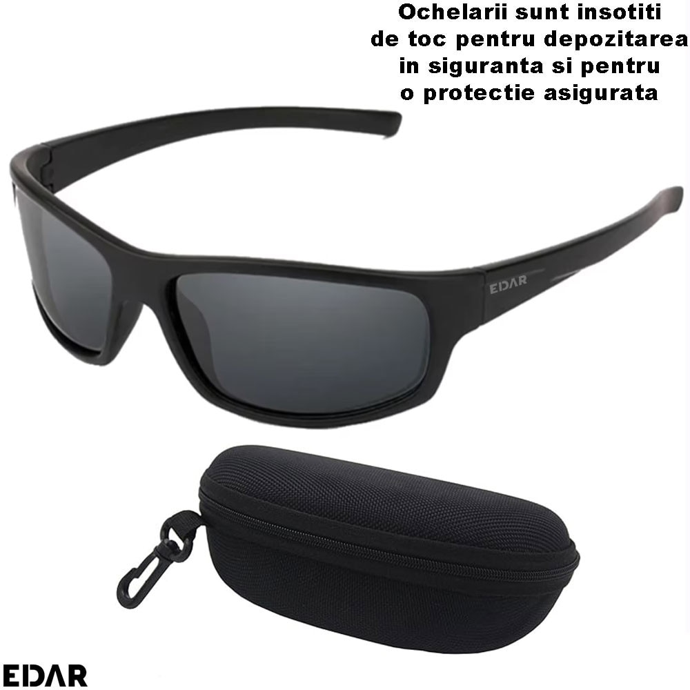 Ochelari de Soare Polarizati UV400 EDAR pentru Condus Auto, Unisex ...