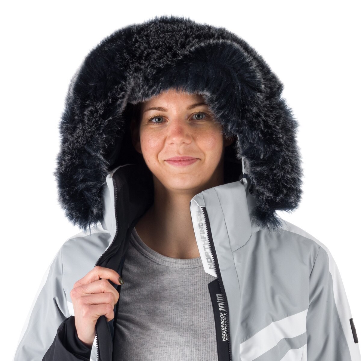 NORTHFINDER, Geaca cu gluga pentru ski Brandi - eMAG.ro