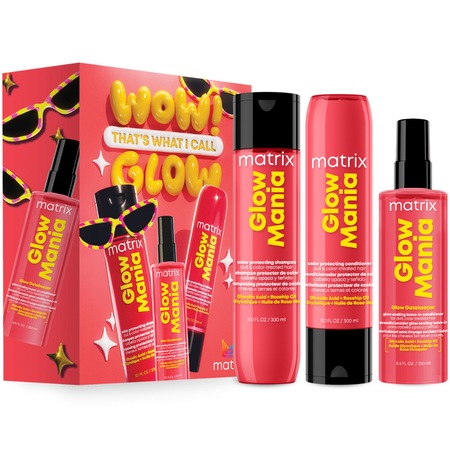 Set ingrijire Matrix Glow Mania cu acid glicolic si ulei de maces ...