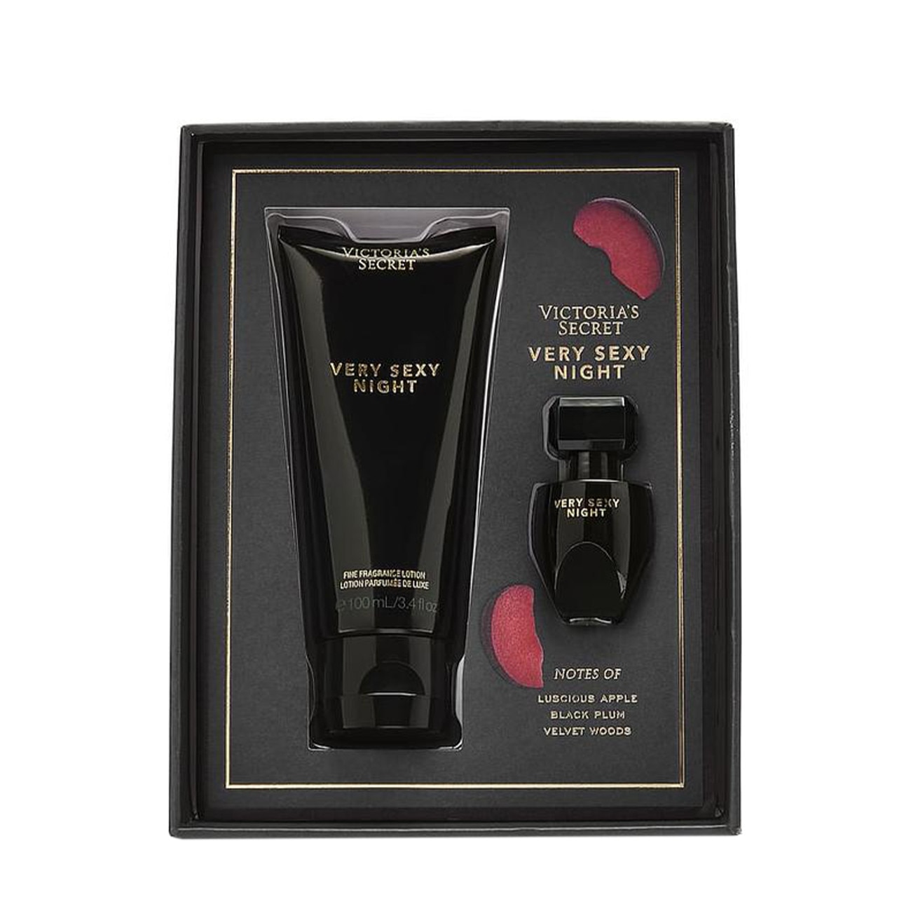 Set Cadou 2 produse, Victoria's Secret, Very Sexy Night, Parfum mini 7 ...
