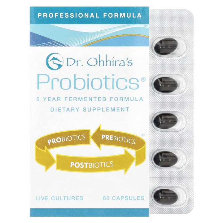 Probiotice, Dr. Ohhira, formula profesionala, 60 capsule, 100% ...