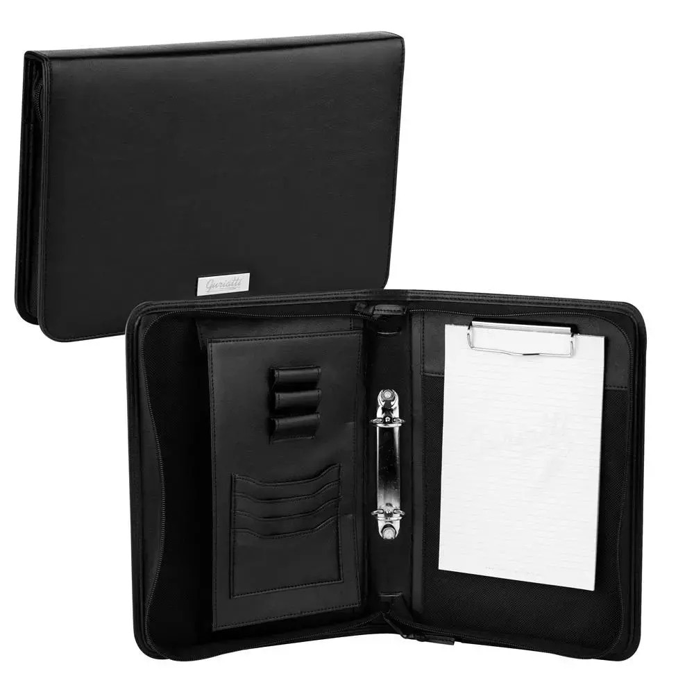 Mapa conferinta A5, Easy Stationery, ecologica, neagra, cu mecanism de ...